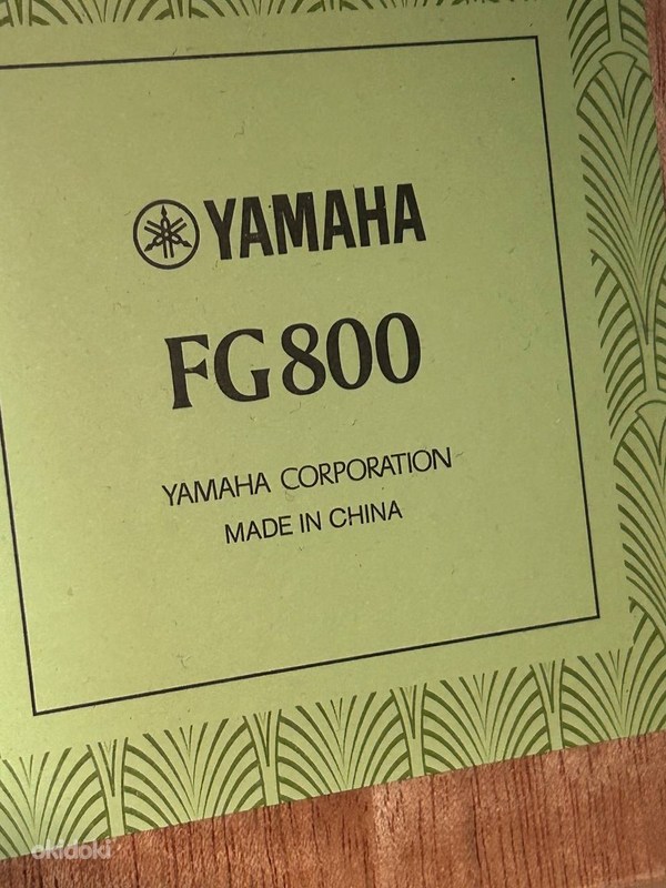 Yamaha FG800 akustiline kitarr | Akustiline kitarr - Tallinn ...