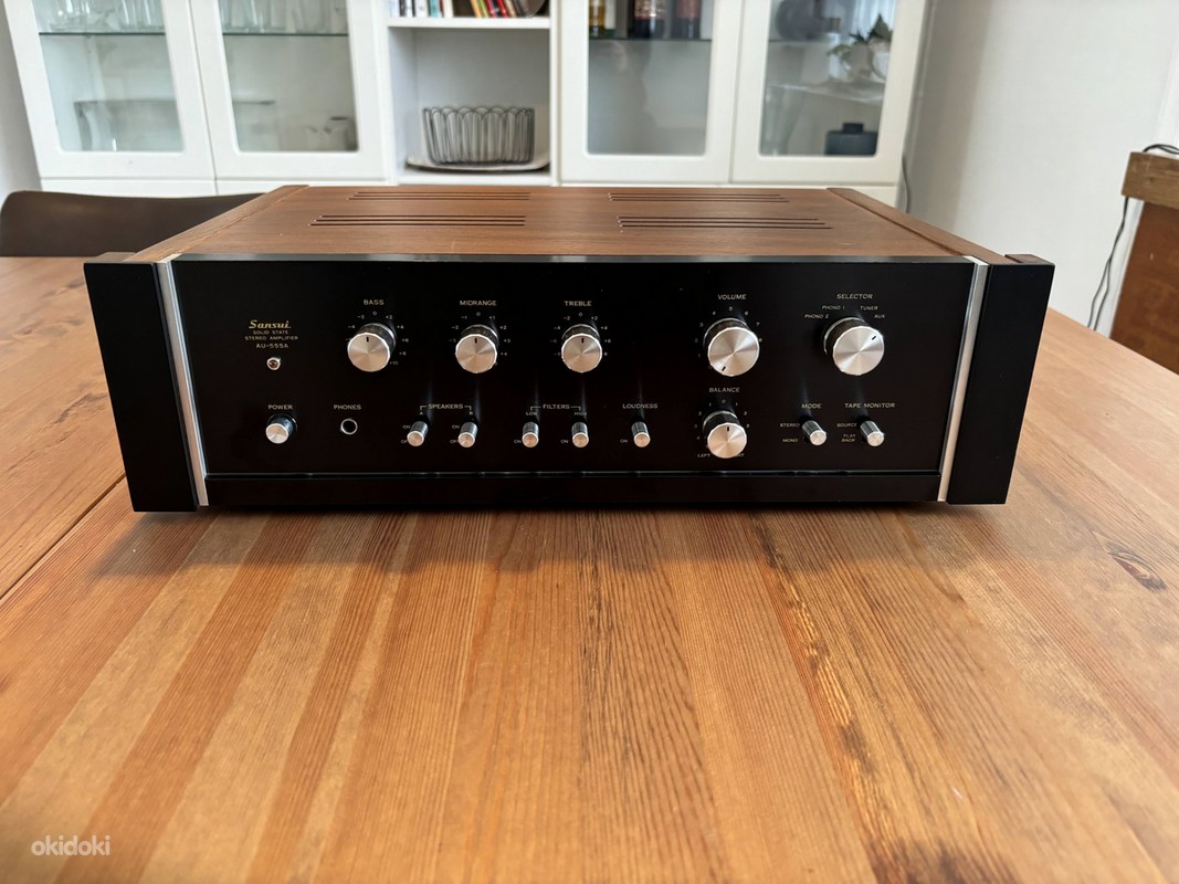 Sansui AU-555A Solid State Stereo Control Amplifier - Tallinn, Усилители – okidoki