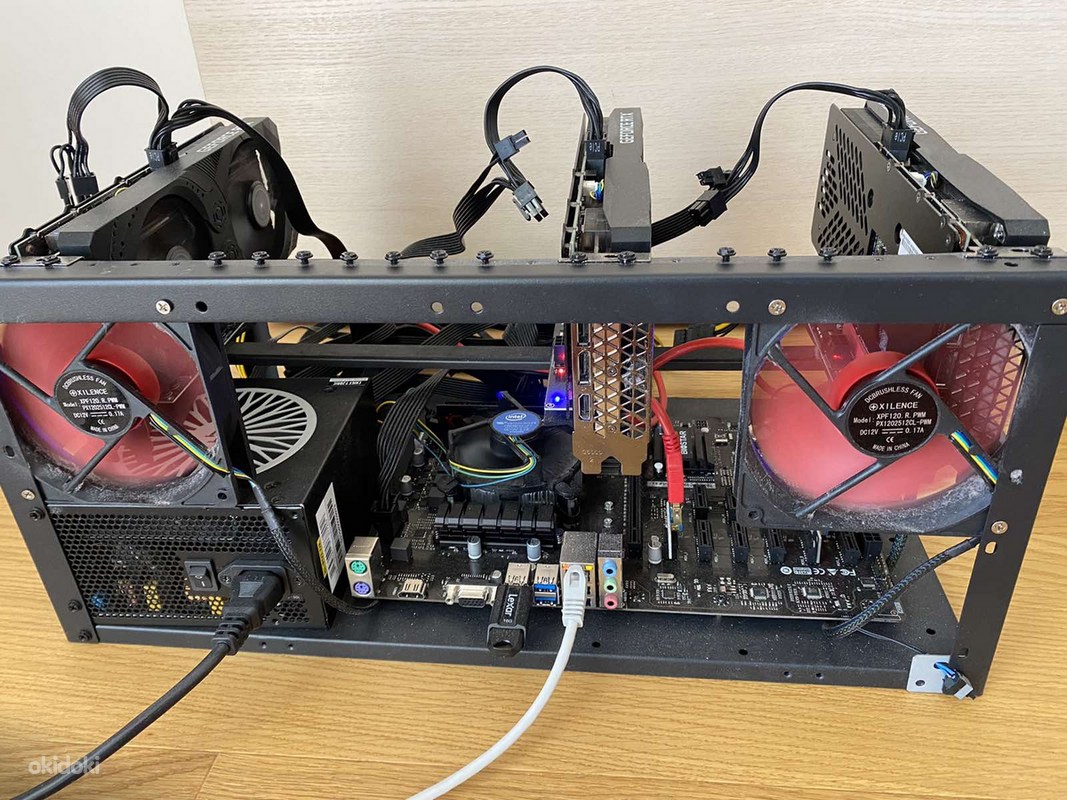 Mining rig / Krüpto kaevur / 3x 3060ti 8GB, 125 Mh/s ETH - Tallinn ...