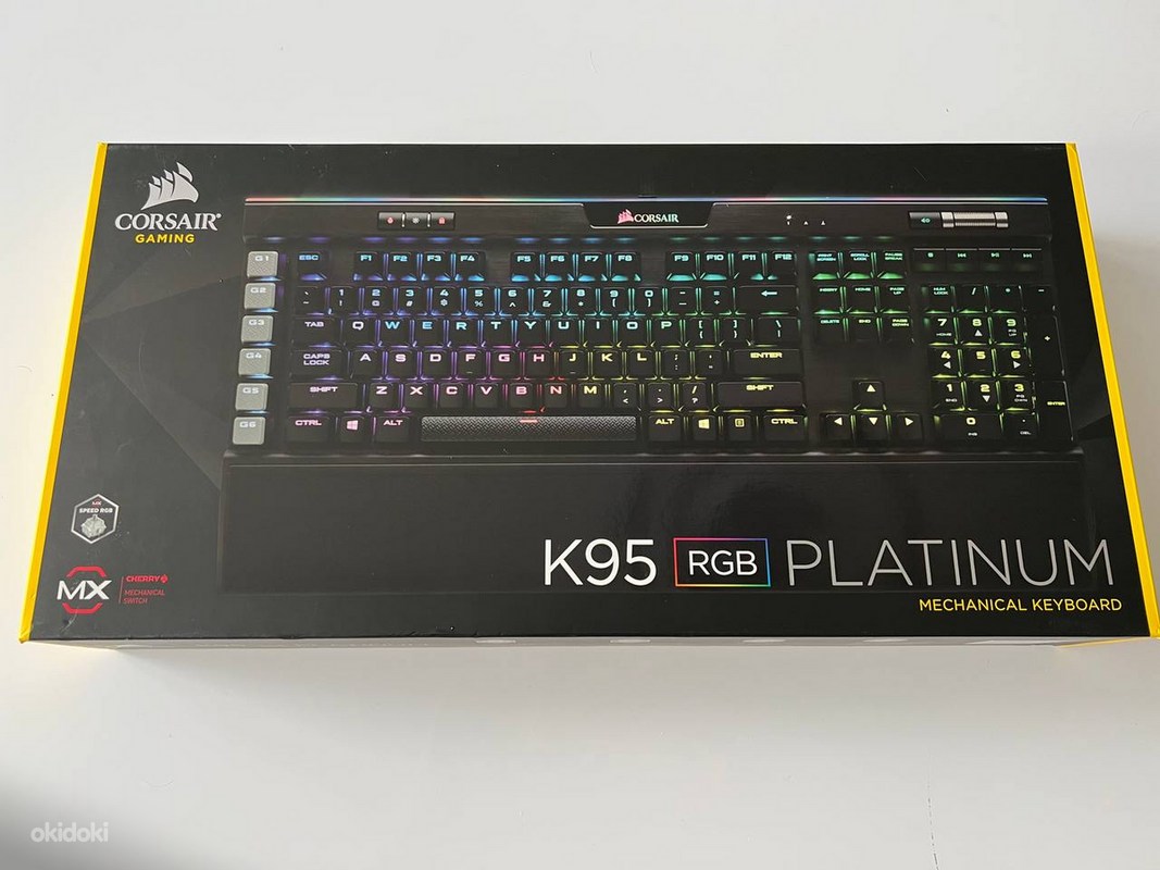 Corsair Gaming K95 RGB Platinum Механическая клава - Cherry - Tallinn ...