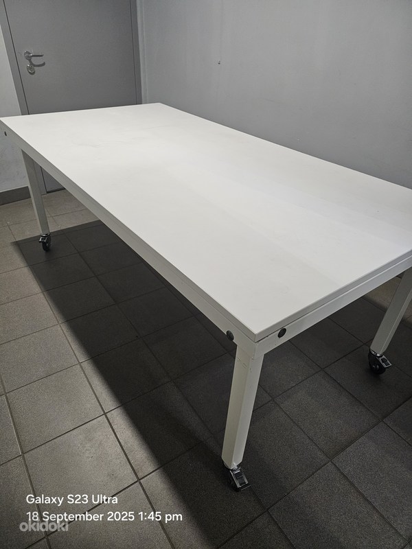 Valge laud söögilaud kontorilaud kirjutuslaud 2m x 1m - Tallinn, Lauad ...