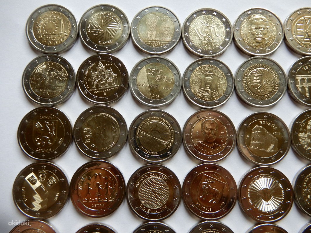 72 erinevat 2 eurost mälestusmünti - Kuusalu, Kuusalu vald, Harjumaa ...