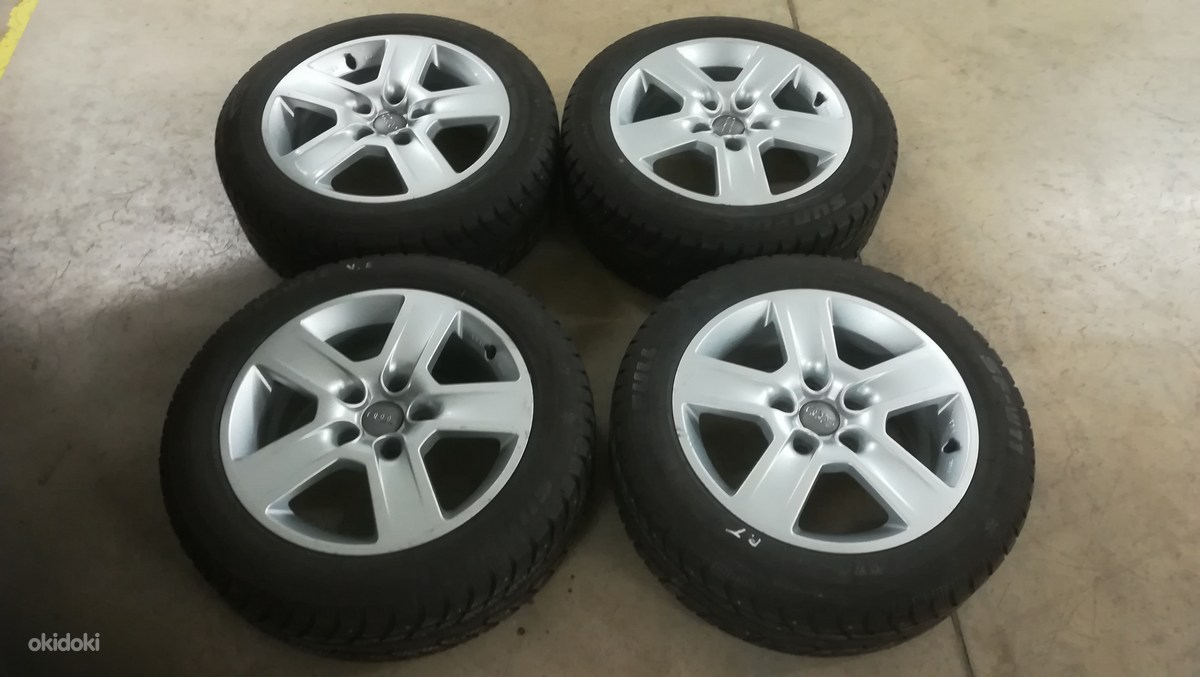 Audi, VW, SKODA Valuveljed 5X112 ET42 R16, 205/55 naastudega - Tallinn - Rehvid ja veljed ...