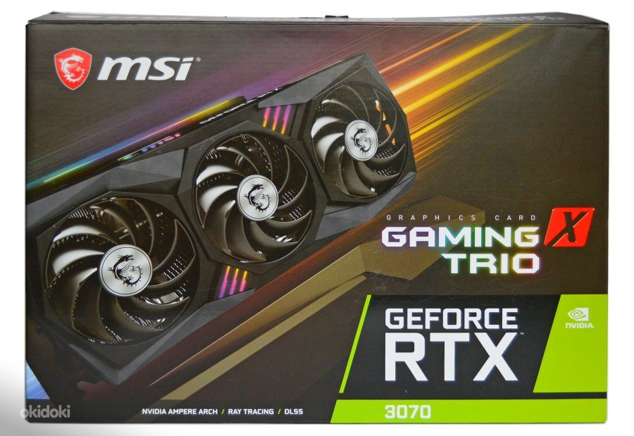 GeForce RTX™ 3070 GAMING X ТРИО - Tallinn, Видеокарты – okidoki