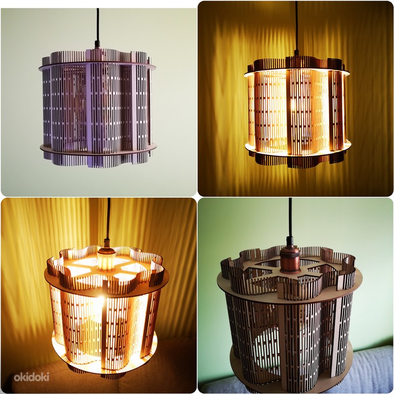 Laelamp / Puidust lamp "Lainetus" - Tallinn - Mööbel ja interjöör ...