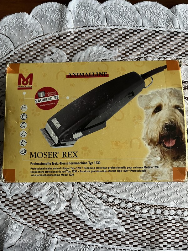Машинка для стрижки животных MOSER REX 1230 - Tallinn - Животные ...