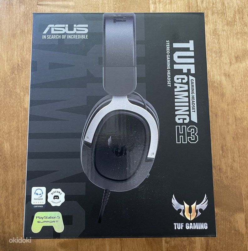 Asus TUF Gaming H3 Silver - Tallinn, Наушники – okidoki